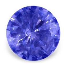 Sapphires - Sapphire (Natural Africa) - Bright Blue Round Diamond Cut ...