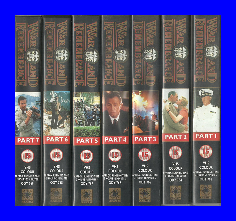 Movies - VHS - 7 CASSETTE SET - WAR AND REMEMBRANCE (ROBERT MITCHUM) was listed for R190.00 on ...